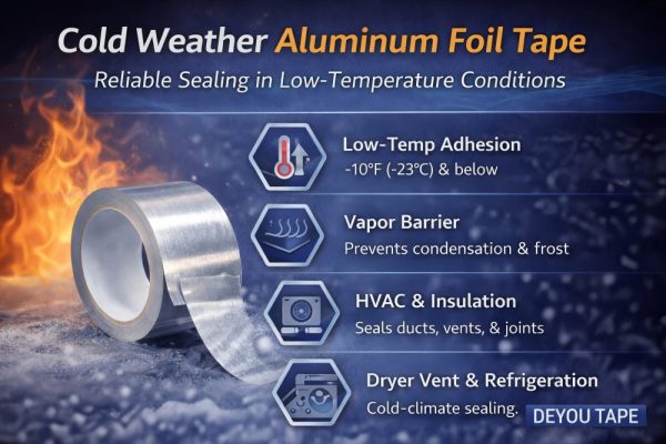 Cold Weather Aluminum Foil Tape: Low-Temp Guide - Deyou Tape